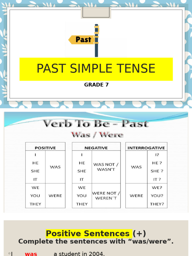 The Past Simple | PDF | Question | Linguistic Typology
