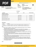 Typhoid Positive Report Format | PDF