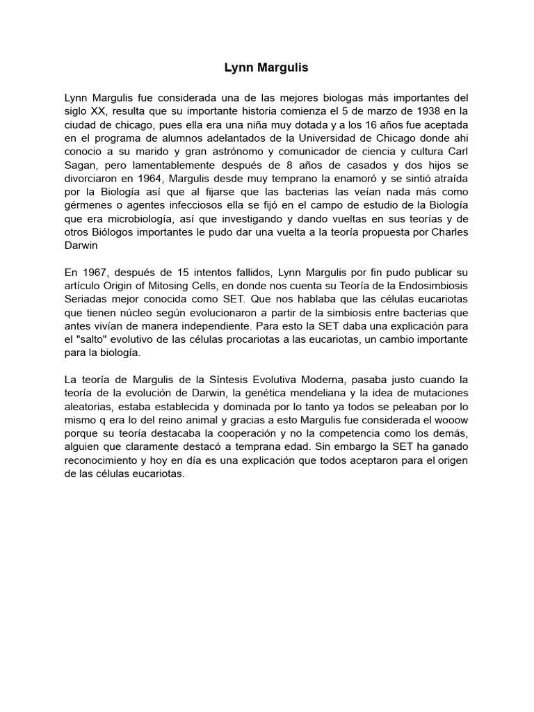 Lynn Margulis | PDF