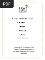 Complete Grade 8 LO Study Notes June 2025 | PDF | Self Concept ...
