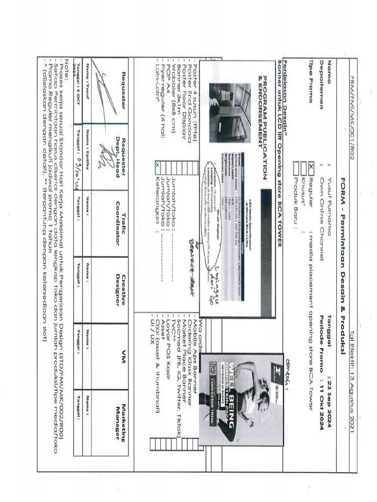 Form Req BCA Tower | PDF