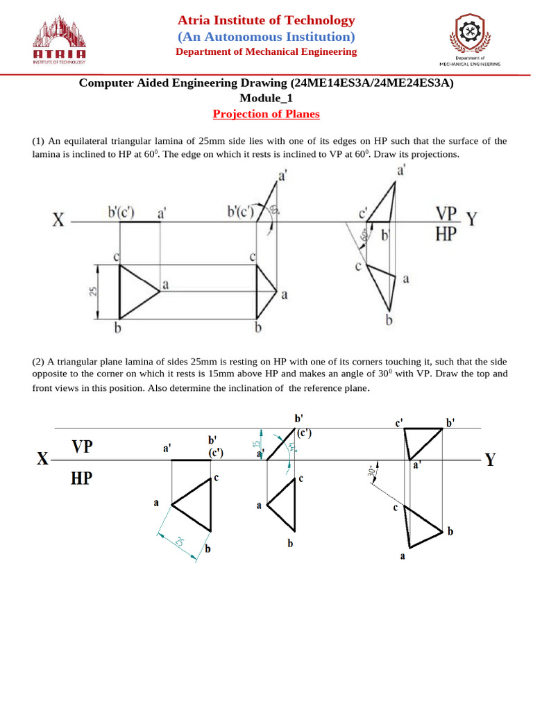 Module_1c_Planes | PDF | Triangle | Euclidean Plane Geometry