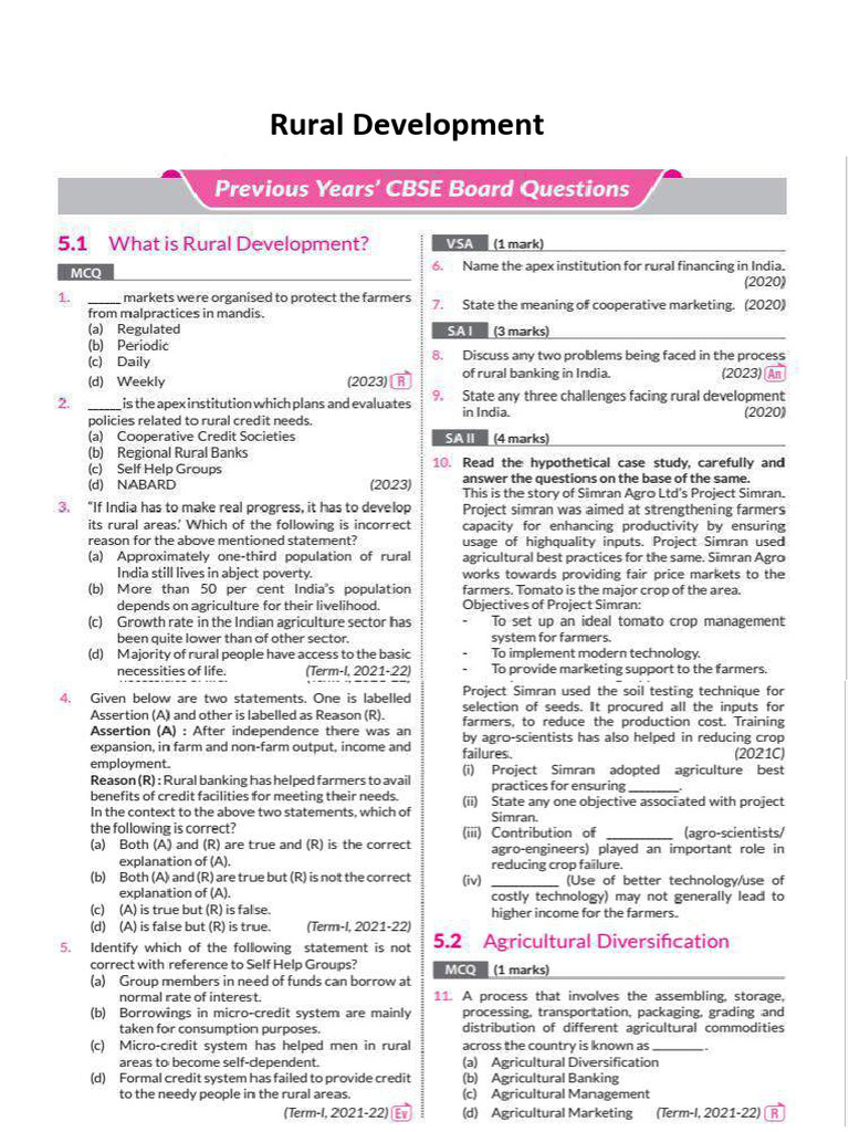 Rural Development | PDF