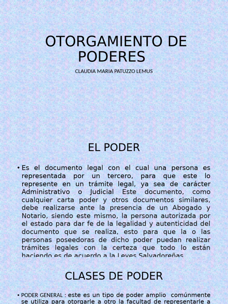 Otorgamiento de Poderes y Apostillas Clase 08 | PDF | Justicia | Crimen y violencia