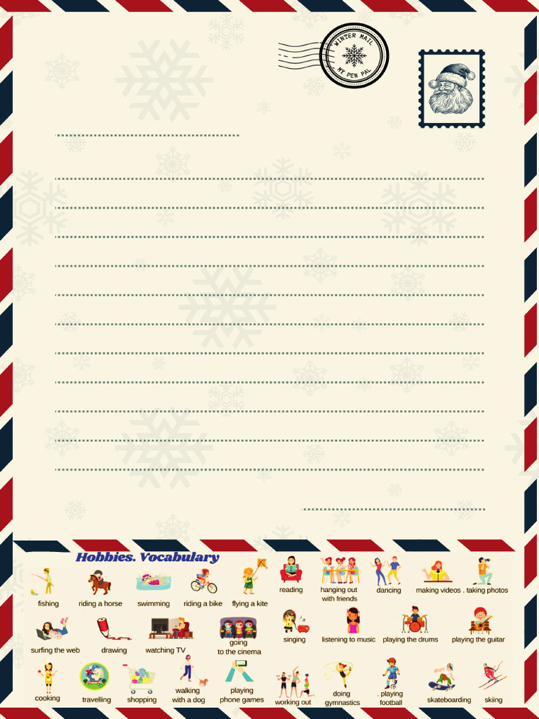 01 - Introductory Letter To My Pen Pal | PDF