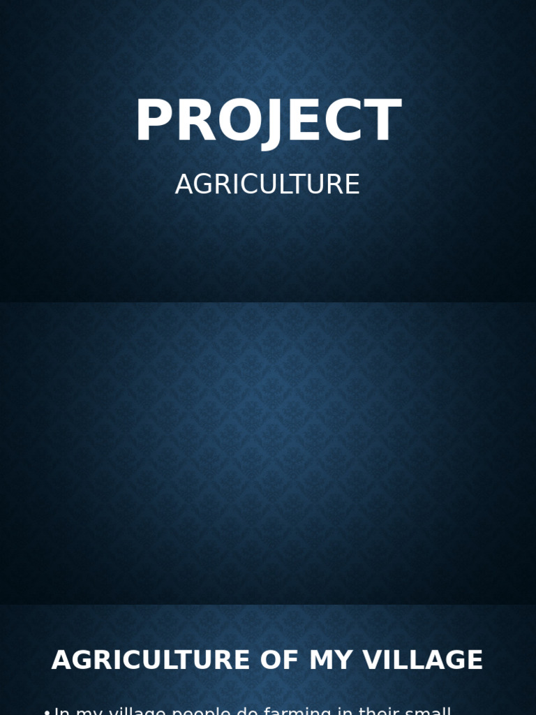 Project Agriculture | PDF | Technology & Engineering