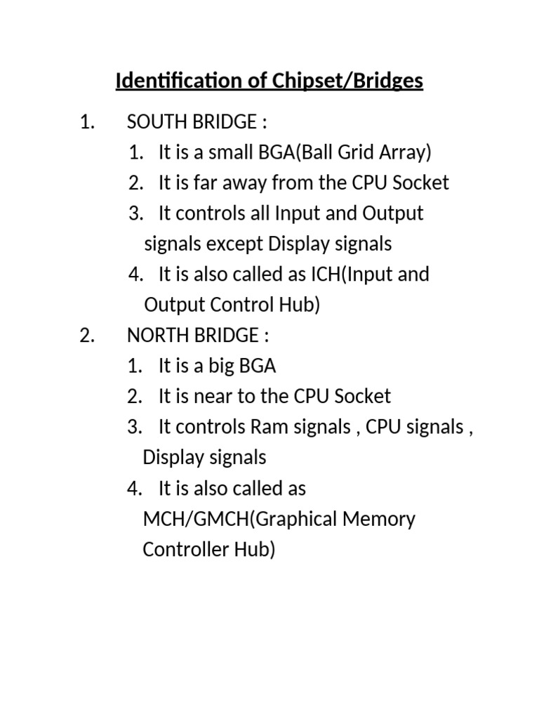 Identification of Chipset | PDF | Bios | Computer Science