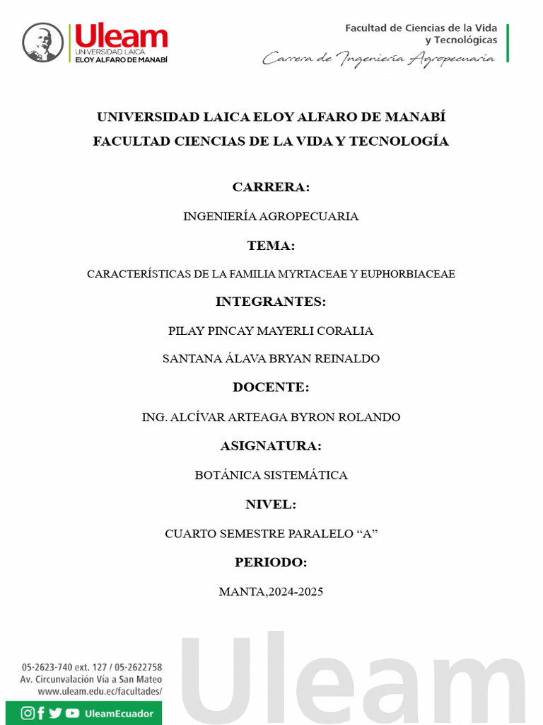 Botanica Trabajo Grupal Exposicion | PDF | Flores | Eucalipto