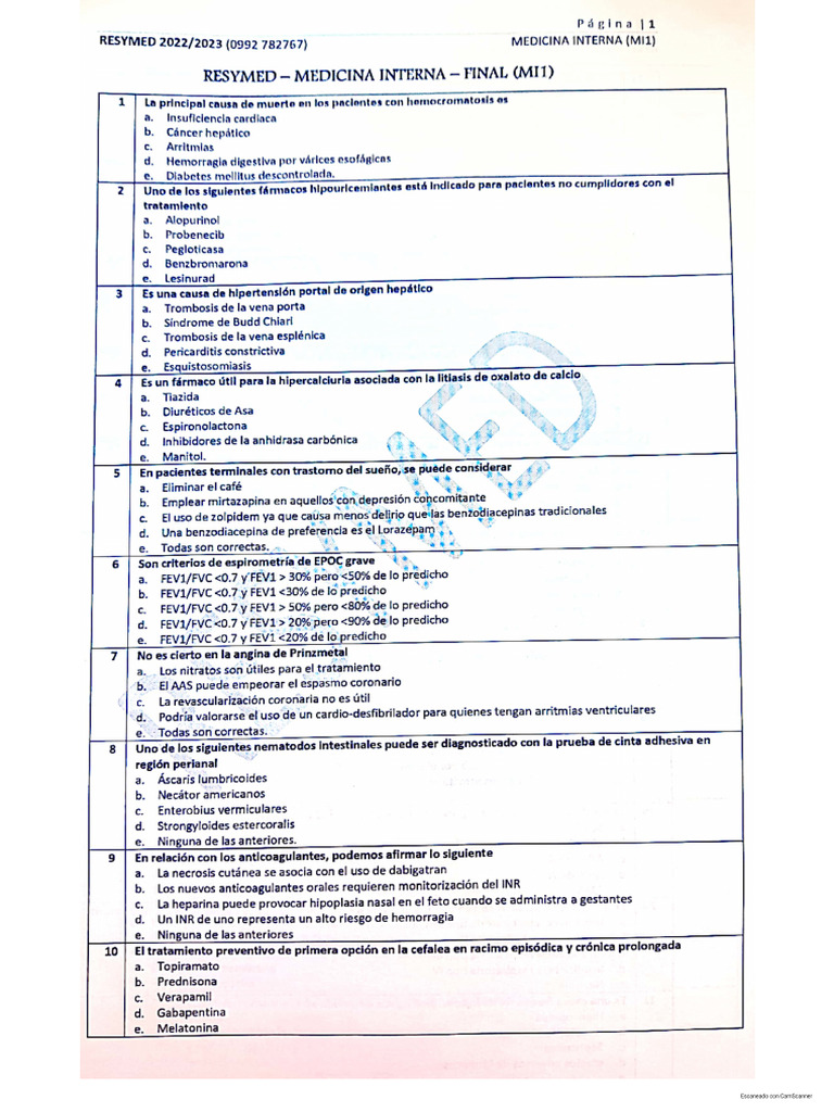 MI1 | PDF