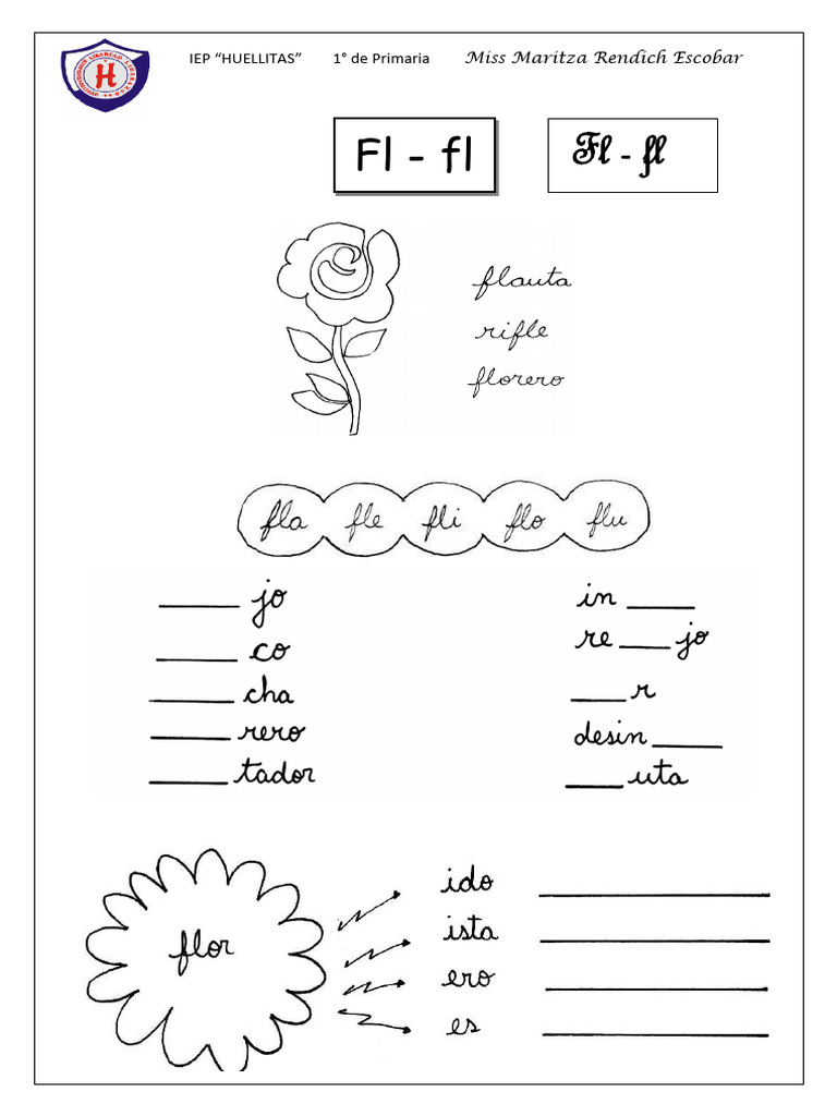 Sílaba Trabada FL | PDF | Estudios de idiomas extranjeros