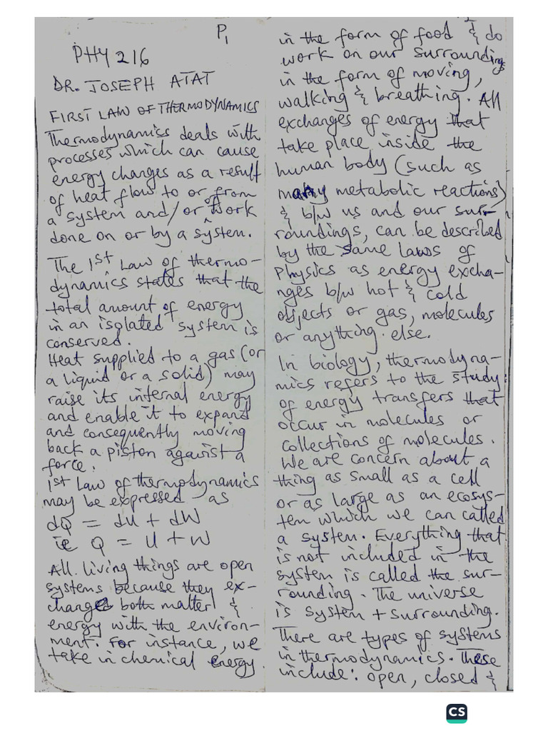 Phy 216 (Dr. Joseph Atat) | PDF