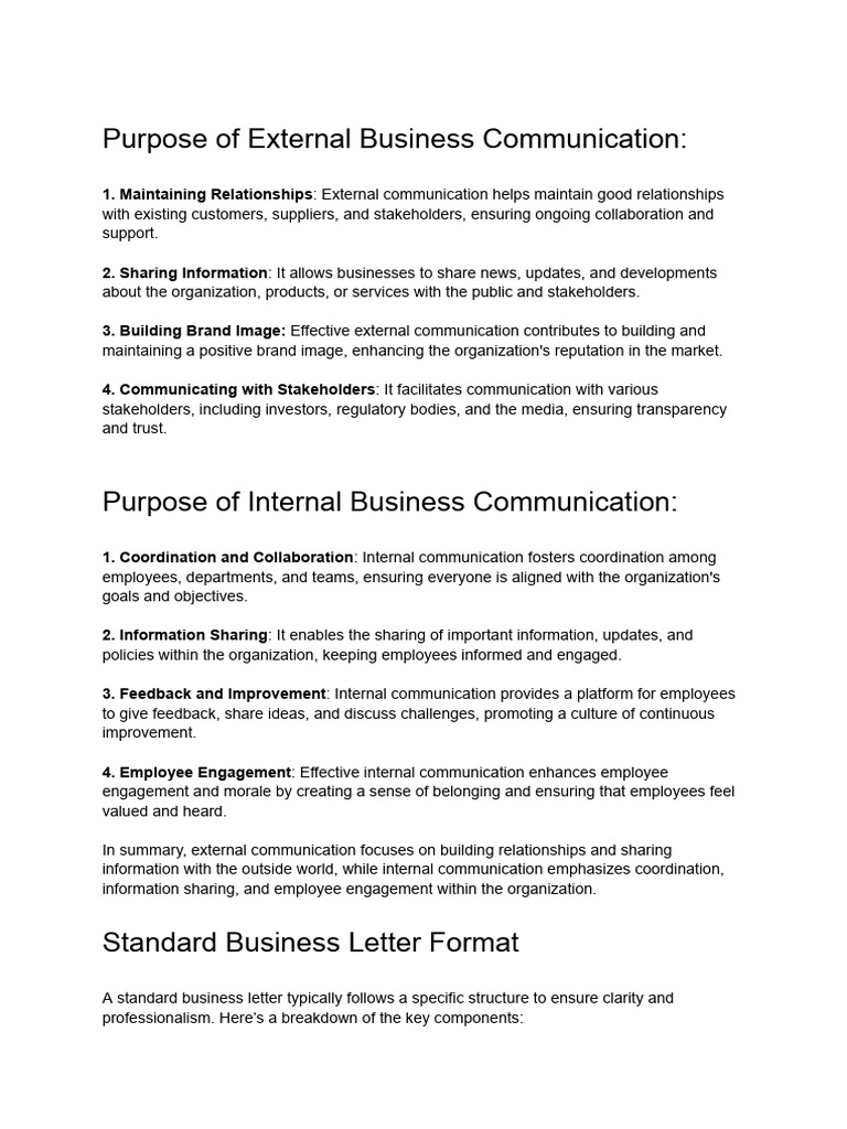 Business Communication (Written Communication Skill) | PDF | Memorandum ...