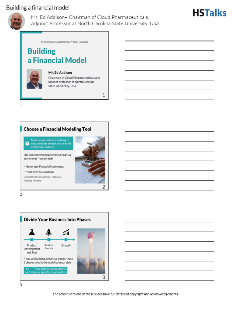 Building A Financial Model | PDF