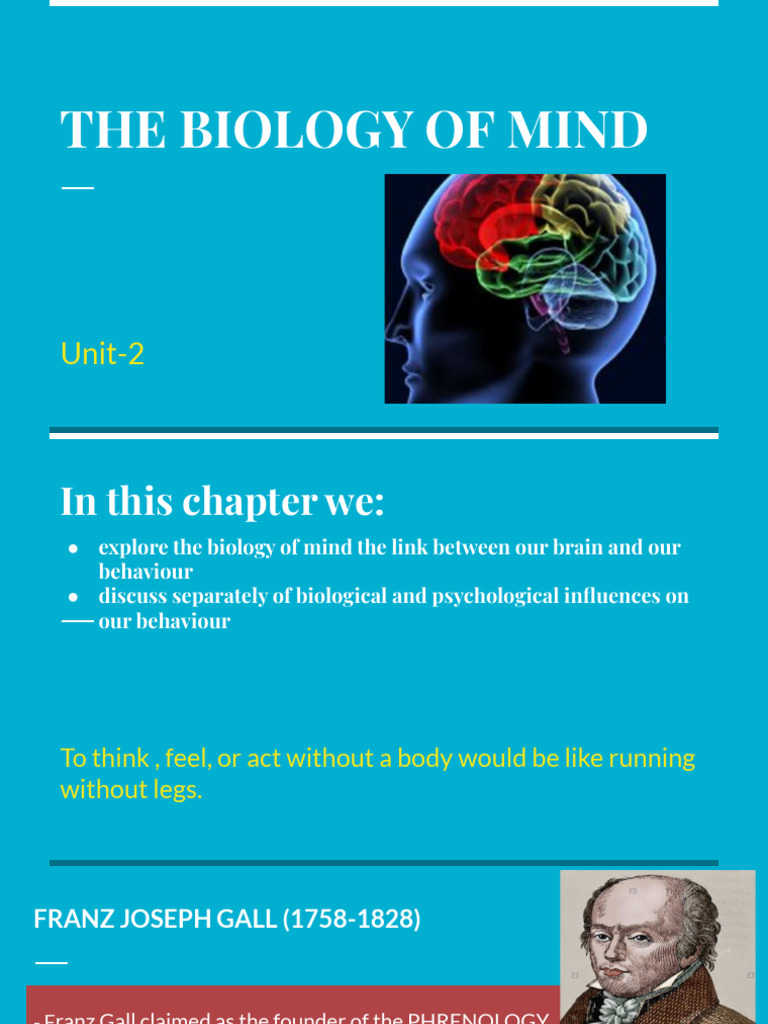 24,25 Unit-2 The Biology of Mind | PDF | Neuron | Nervous System