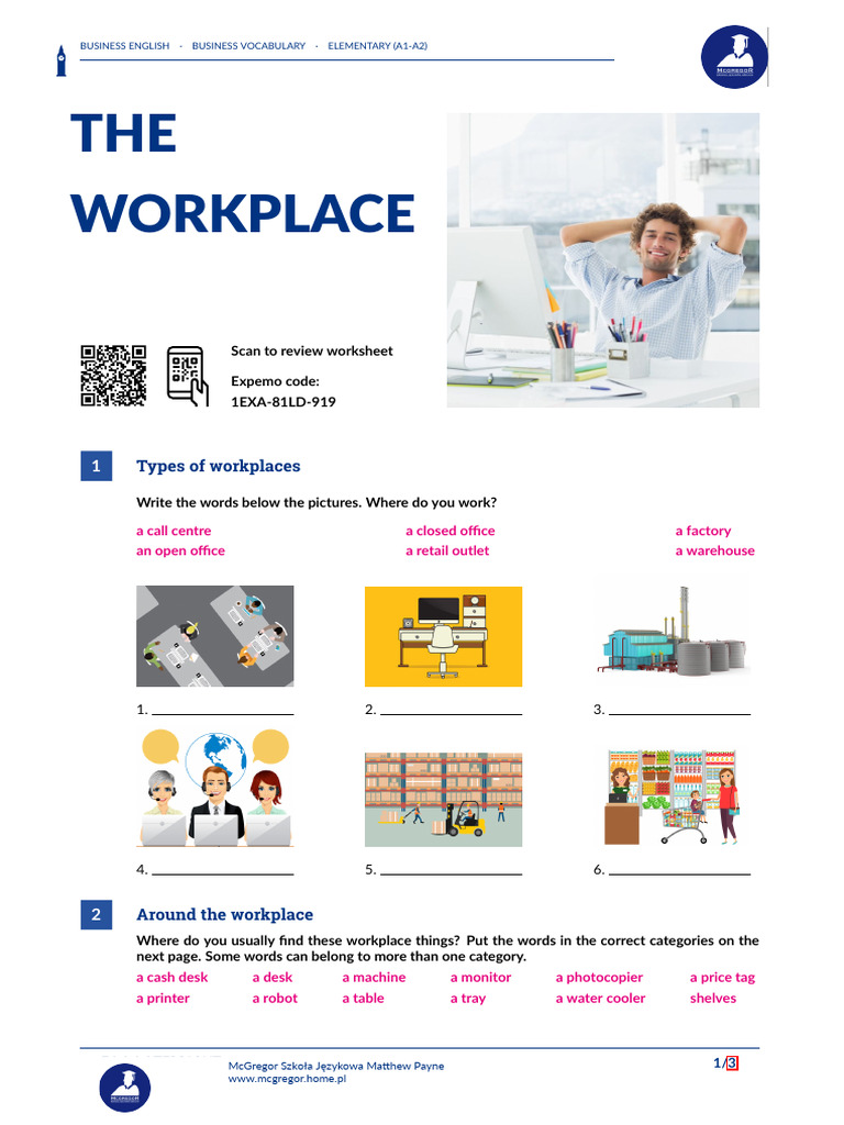 The Workplace British English Student | PDF | Language Families ...