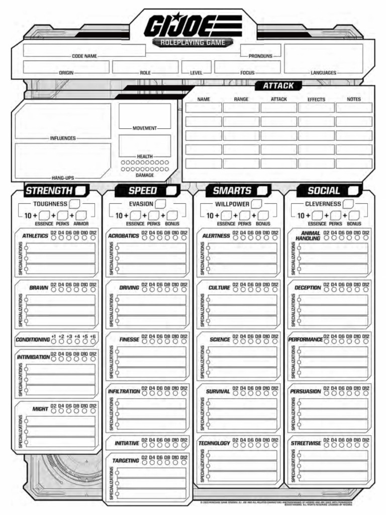 Gi Joe Roleplaying Game | PDF