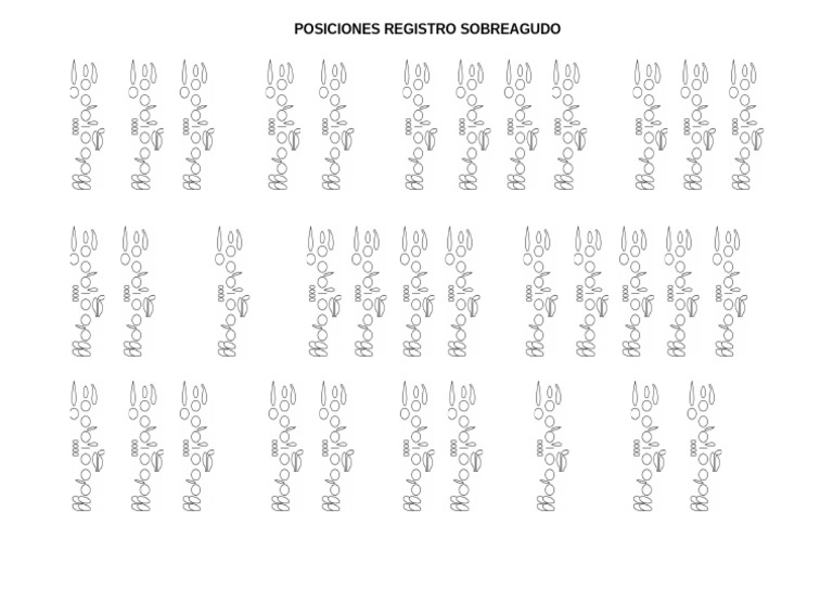 Dibujo Posiciones | PDF
