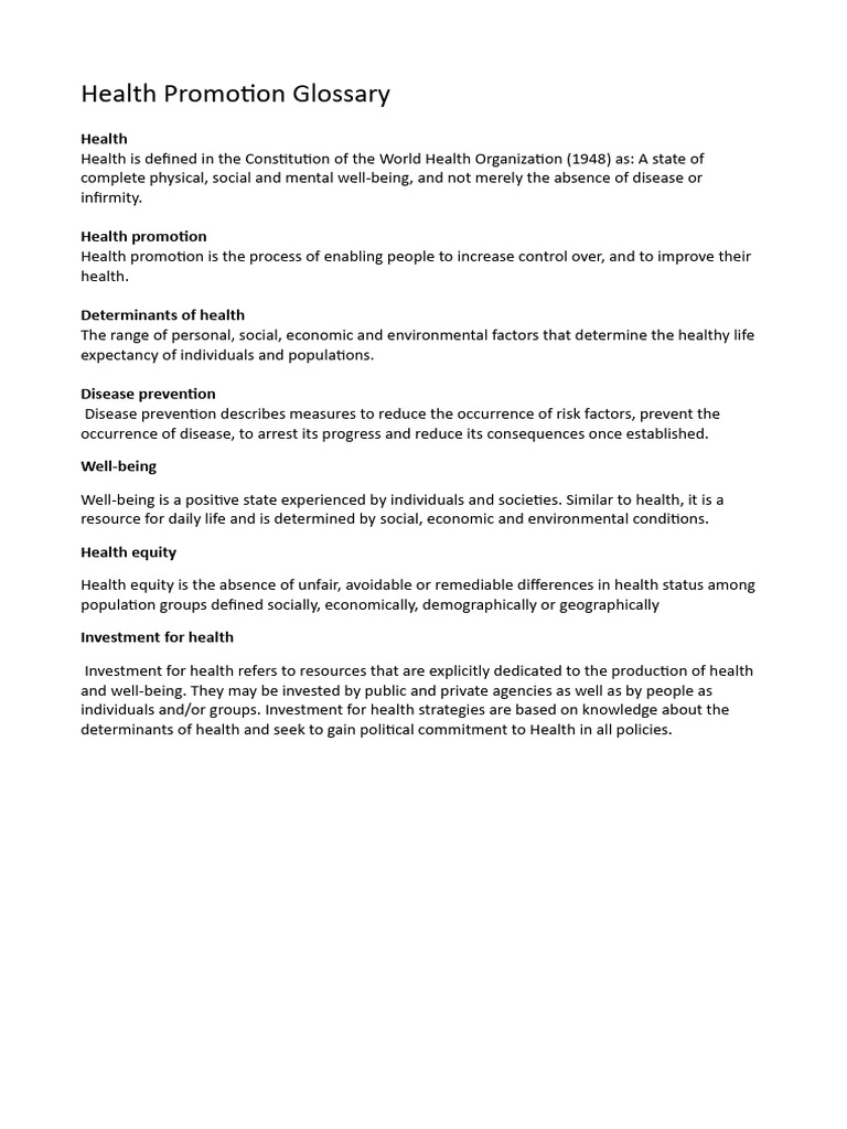 Glossary UD 1 | PDF | Self-Improvement