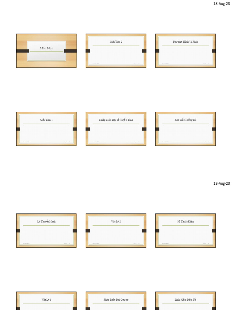 Môn H C: Gi Itích2 PH NG Trình Vi Phân | PDF