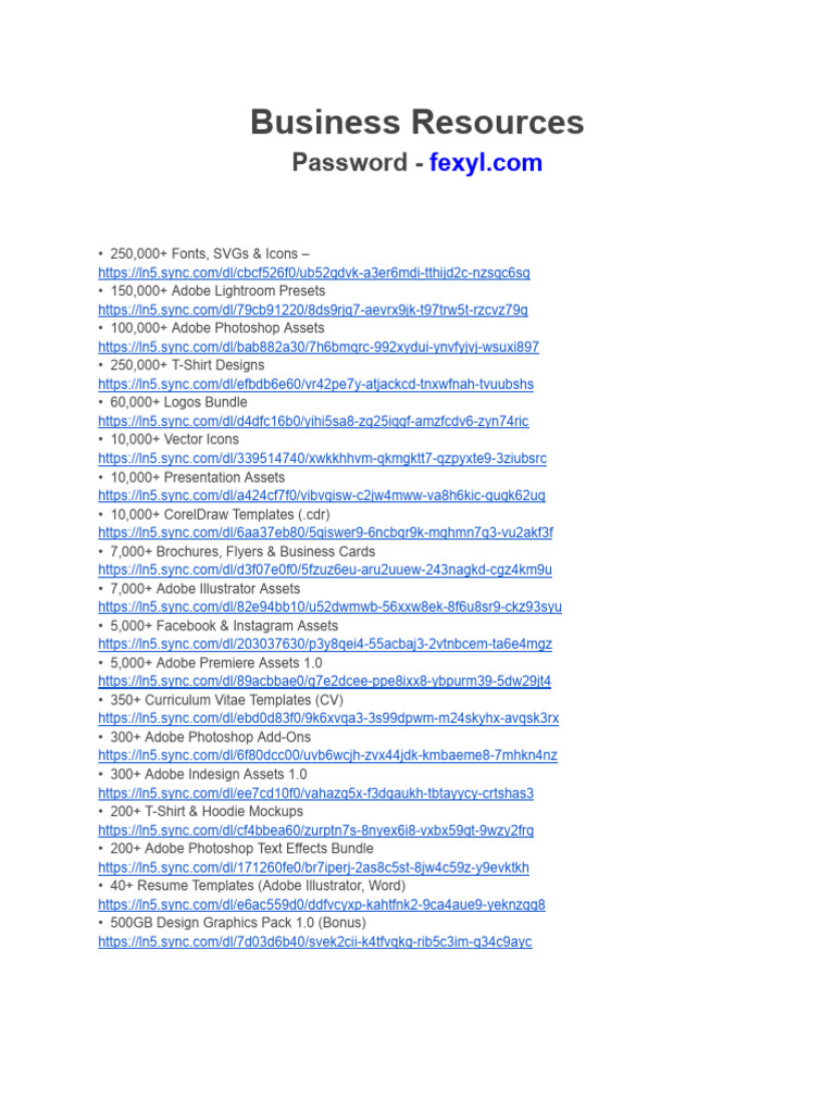 Business Resources | PDF | Computers