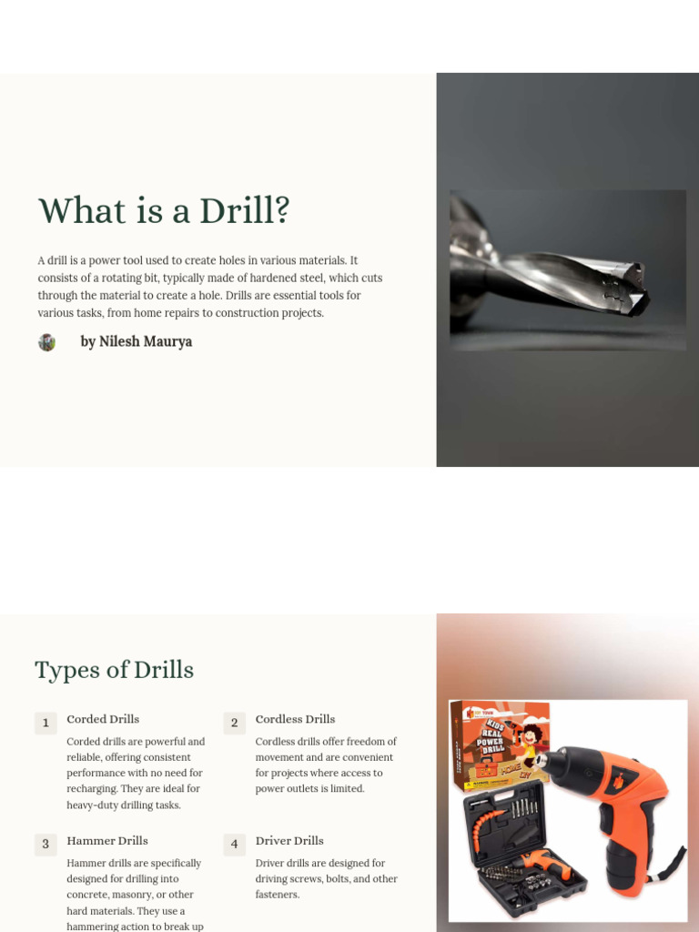 dril | PDF | Drill | Drilling