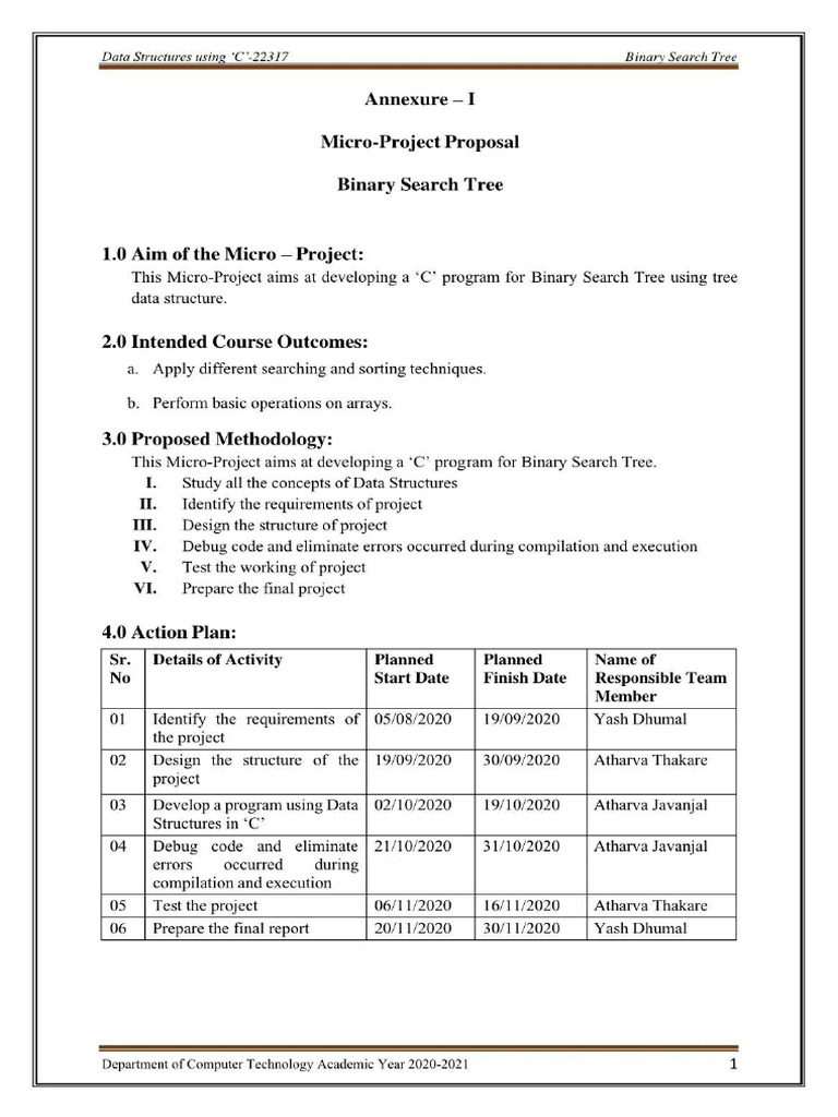 DSU Micro Project | PDF