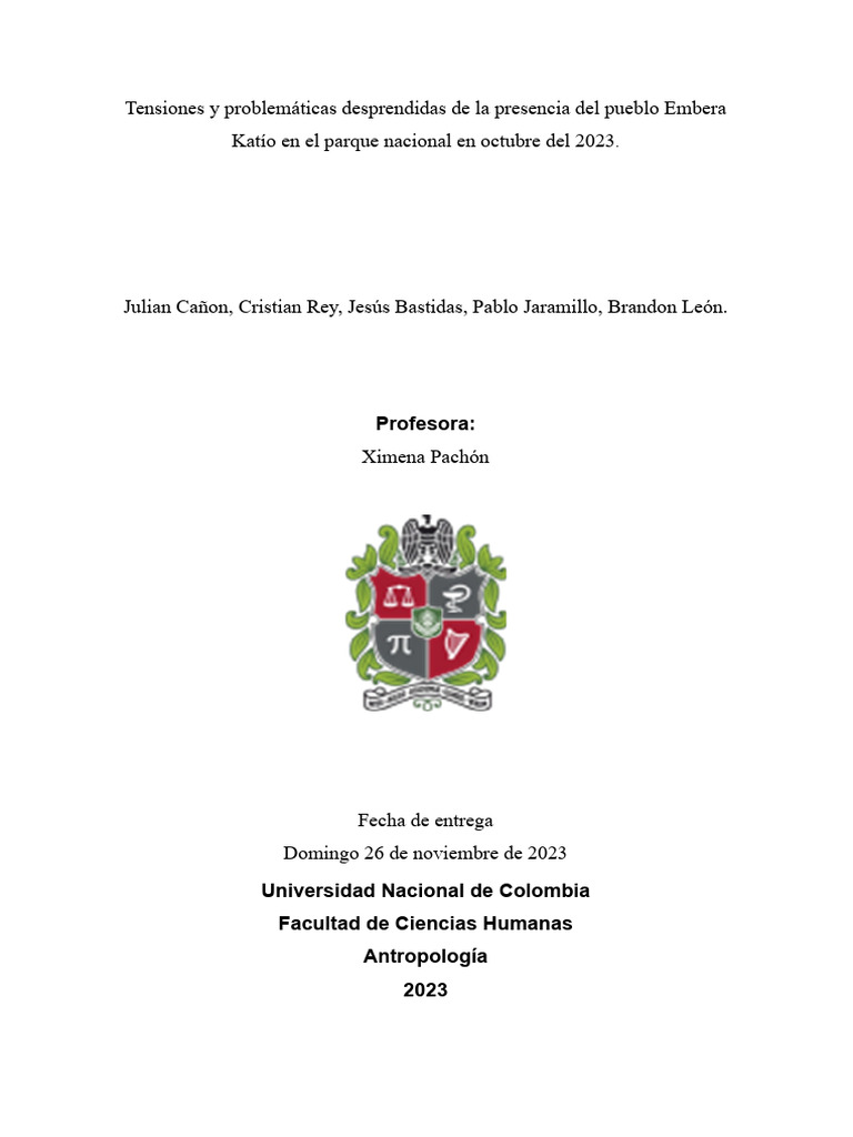 Etnografía Final P. Antrop. I | PDF