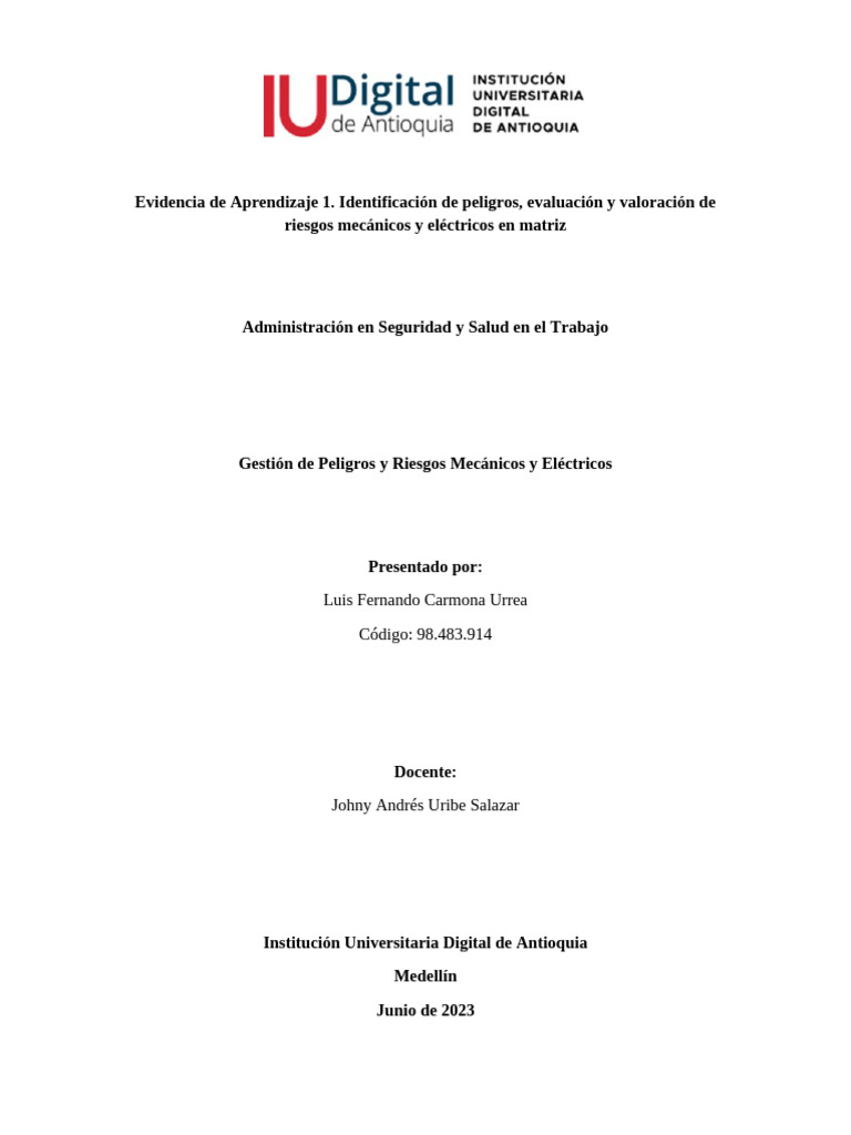 LFCU MatrizIPVR | PDF | Quemar | Gases