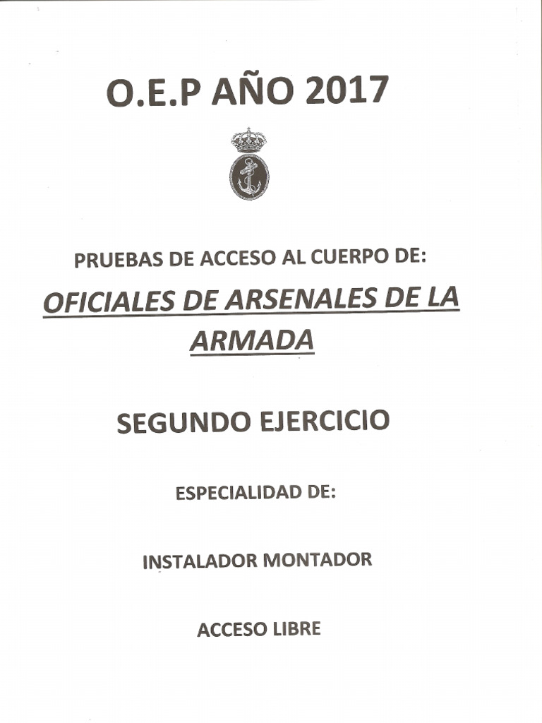 Oep 2017 Electric 2º Ejerc | PDF