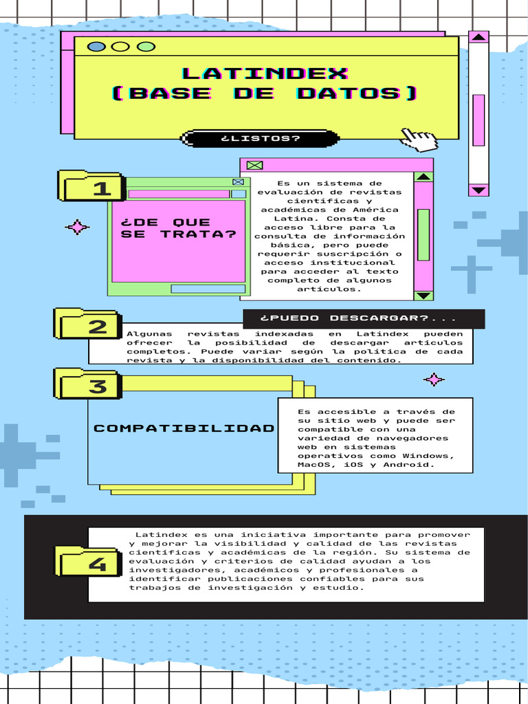 Latindex, Base de Datos, Informática Médica | PDF | Informática
