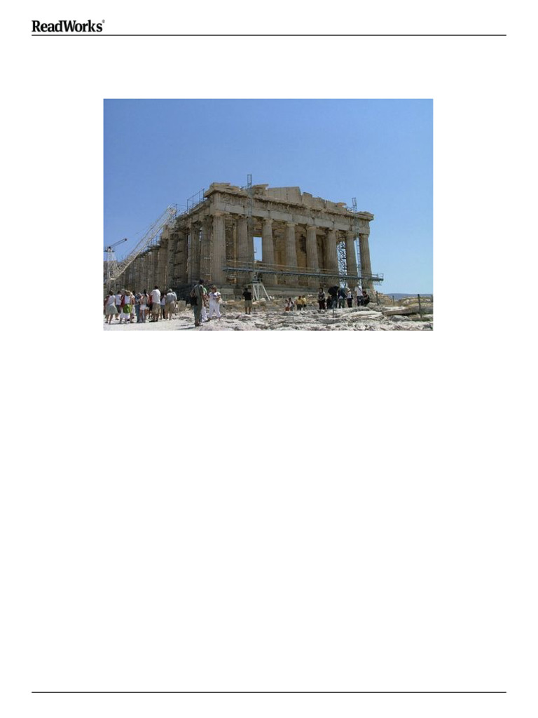 Architecture - The Parthenon | PDF