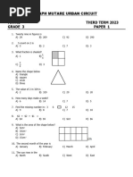 GRADE 6 MATHEMATICS TEST TERM 1 2025_105942 | PDF