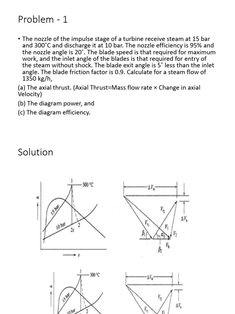 Steam Turbine Calculations | PDF | Technology & Engineering