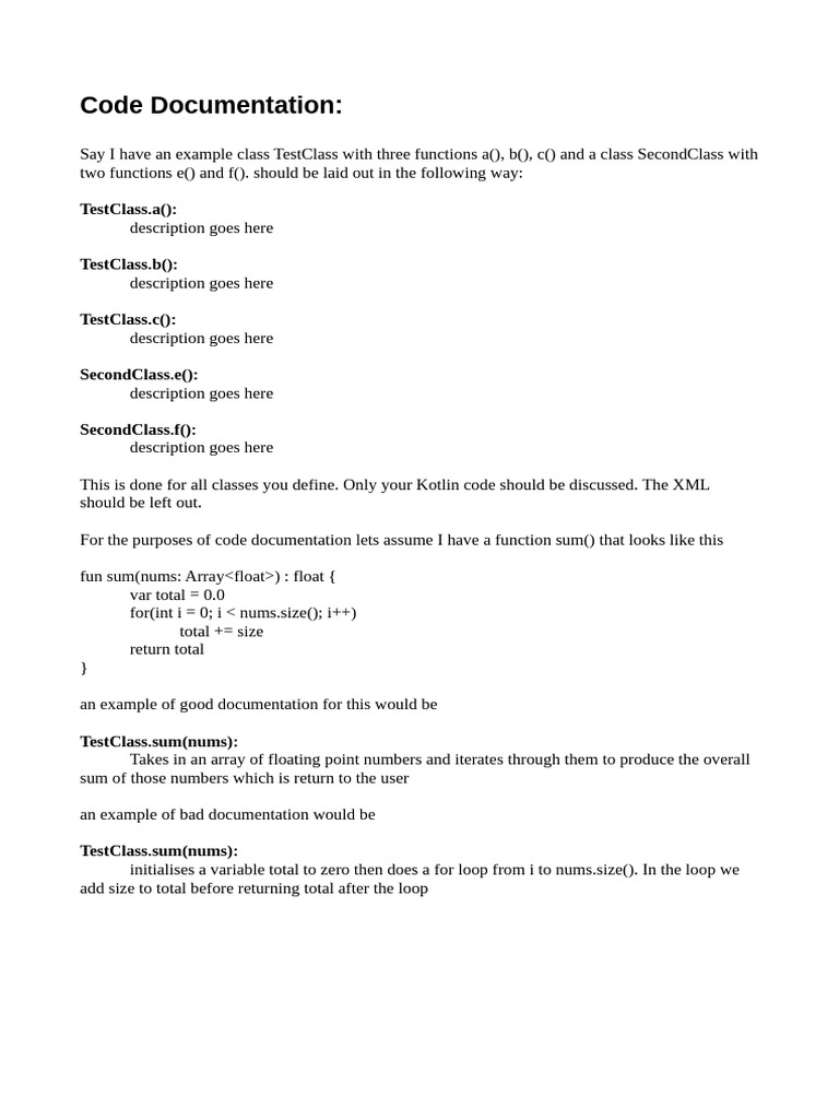 Documentation Examples | PDF | Computers