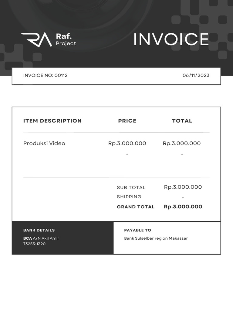 Invoice 2 BSSB | PDF