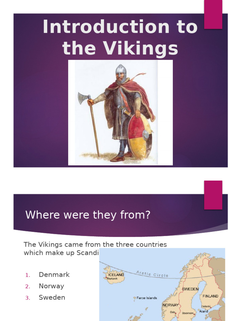 Introduction To Vikings 1 | PDF | Social Science