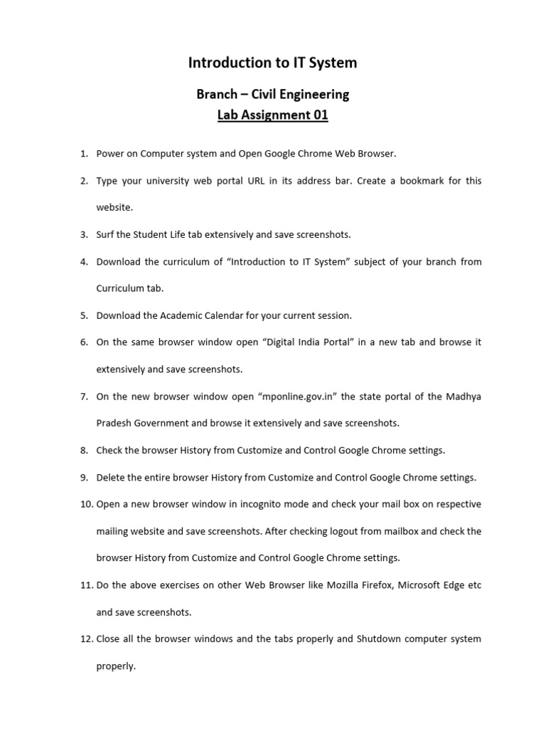 Intro To IT Sys Lab Assignment 1 | PDF | Finance & Money Management ...