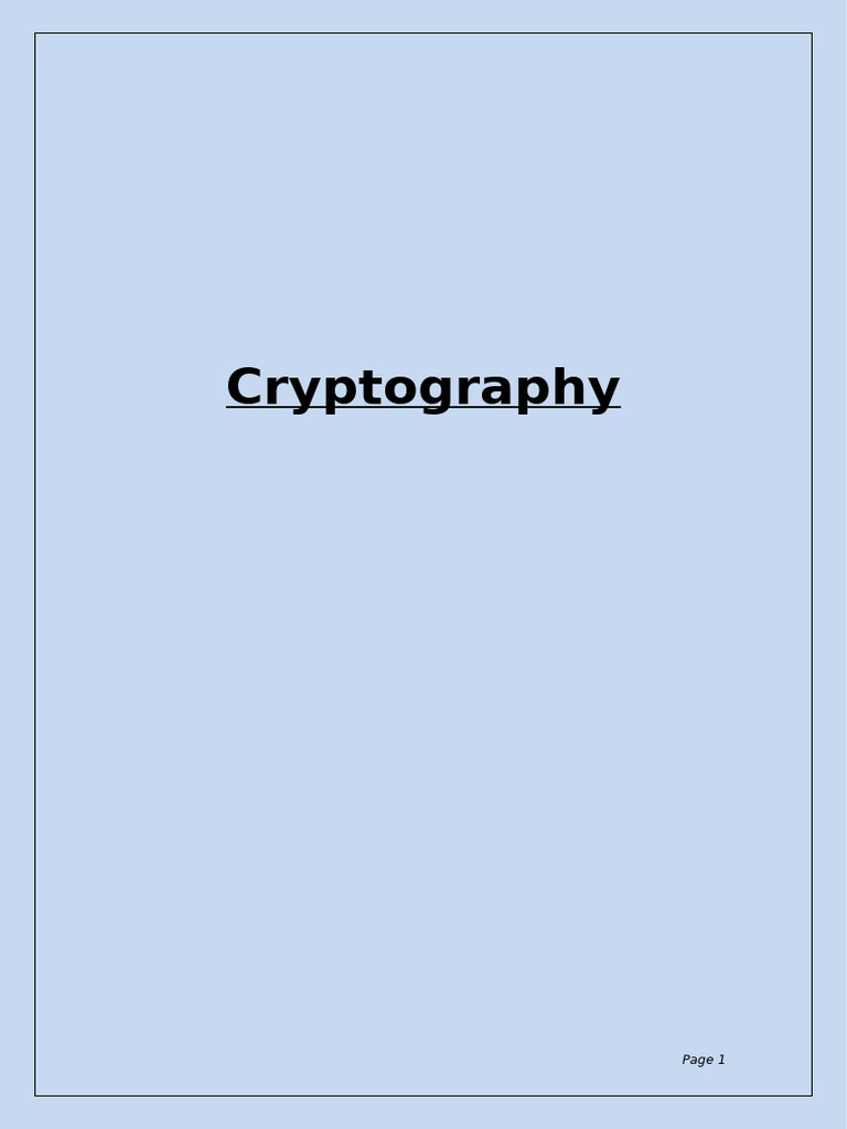 Cryptography Homework Booklet | PDF | Cipher | Security Engineering