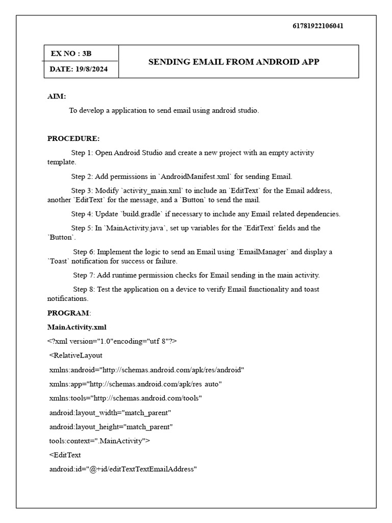 MADEX3B | PDF | Android (Operating System) | Java (Programming Language)