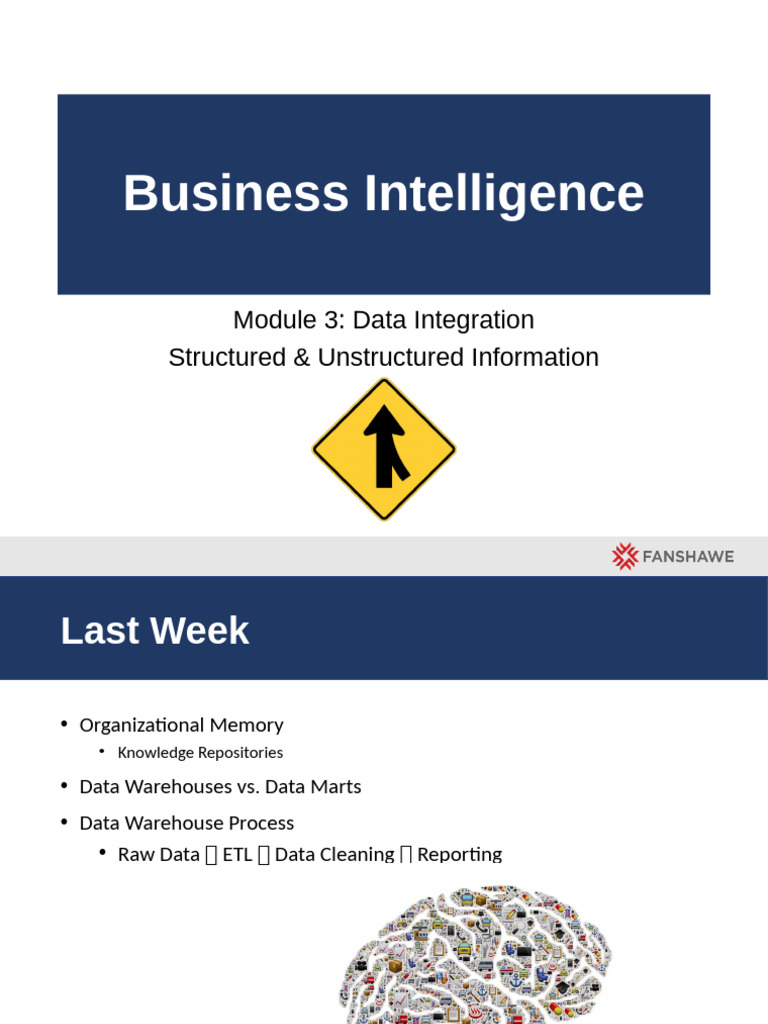 Mod 3 Information Integration - Instructor | PDF | Data Warehouse ...