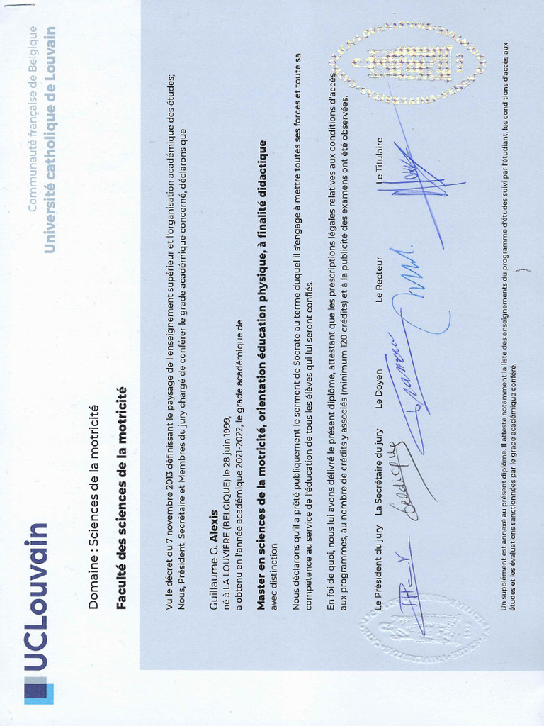 Diplôme Master | PDF