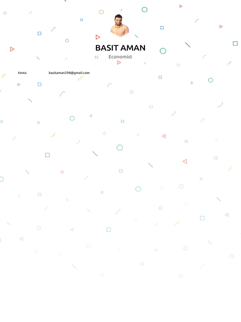 BASIT AMAN - Economist | PDF