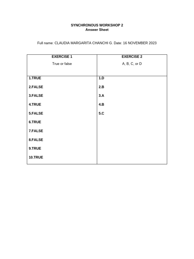 2.synchronous Workshop Claudia Cxhanchi G | PDF