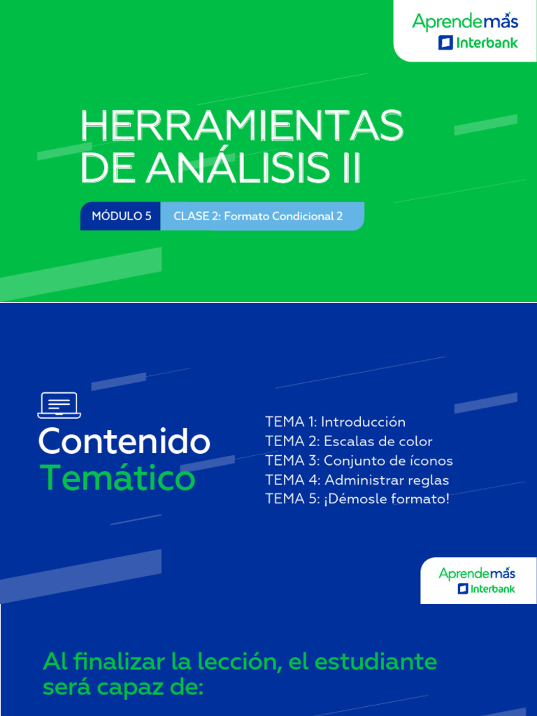 Modulo 5 Clase 2 | PDF | Microsoft Excel | Informática