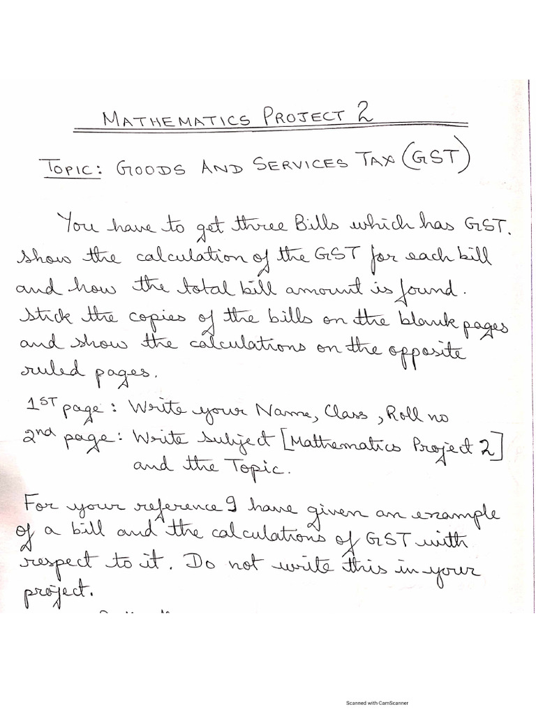 Class 10A, Maths Project 2 | PDF