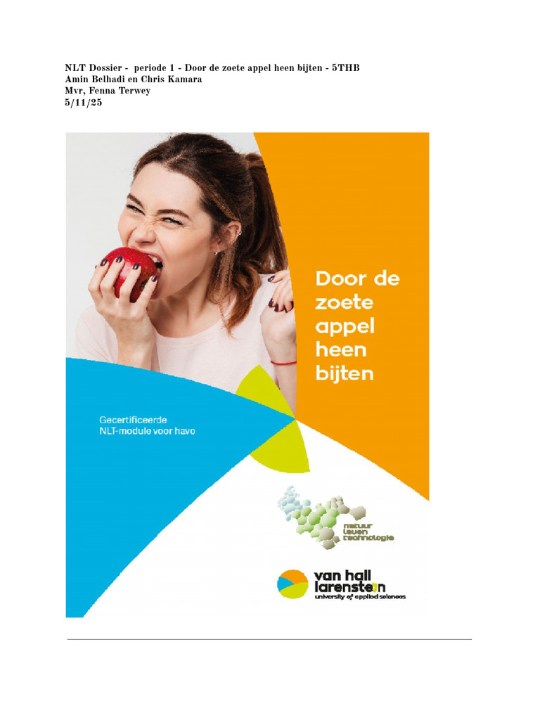 NLT Dossier 5 Havo | PDF