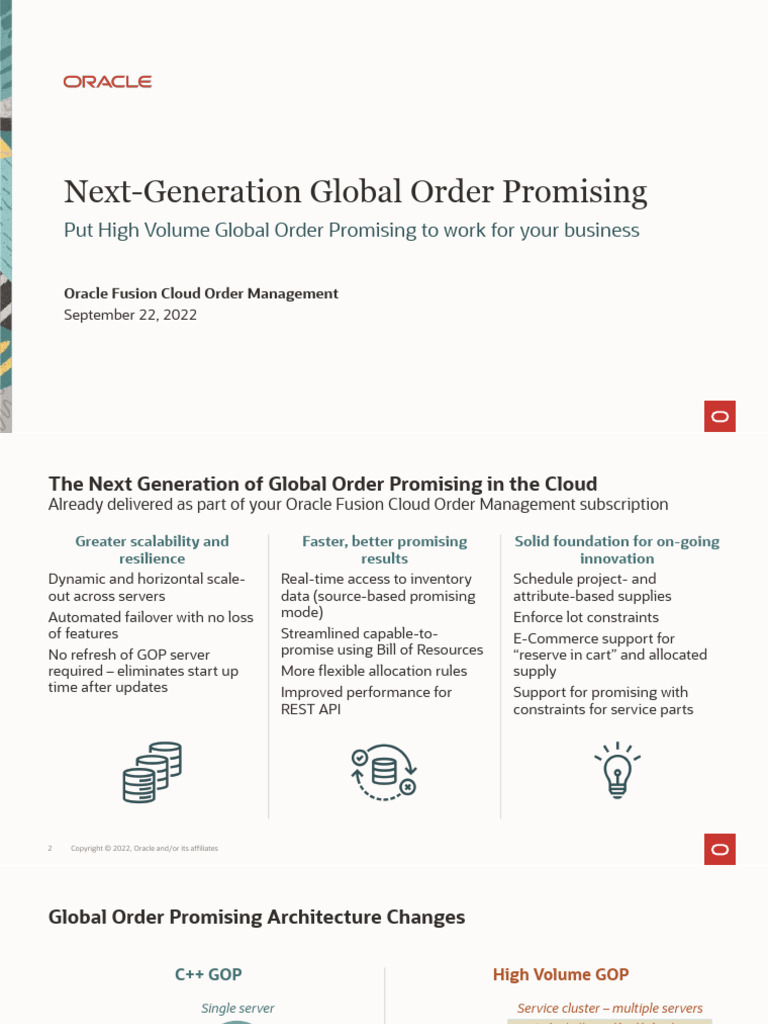 GOP Update Benefits | PDF | Cloud Computing | Oracle Corporation