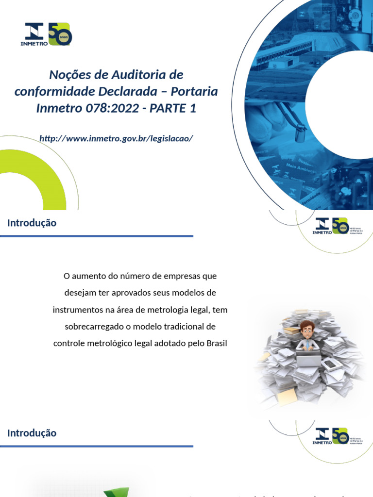 Aula 2 - Portaria Inmetro 078 - 2022 | PDF | Metrologia