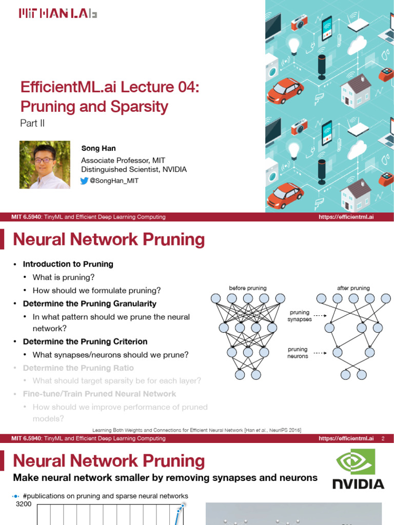 Lec04 Pruning II | PDF | Deep Learning | Artificial Neural Network