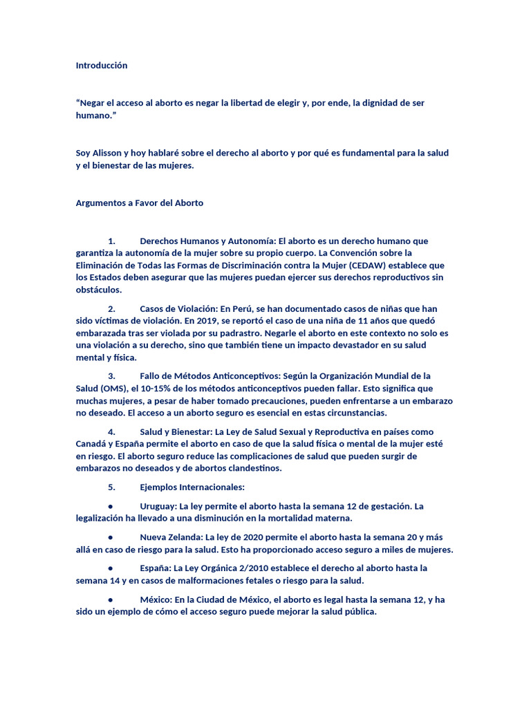 Alisson | PDF | Aborto | Violación